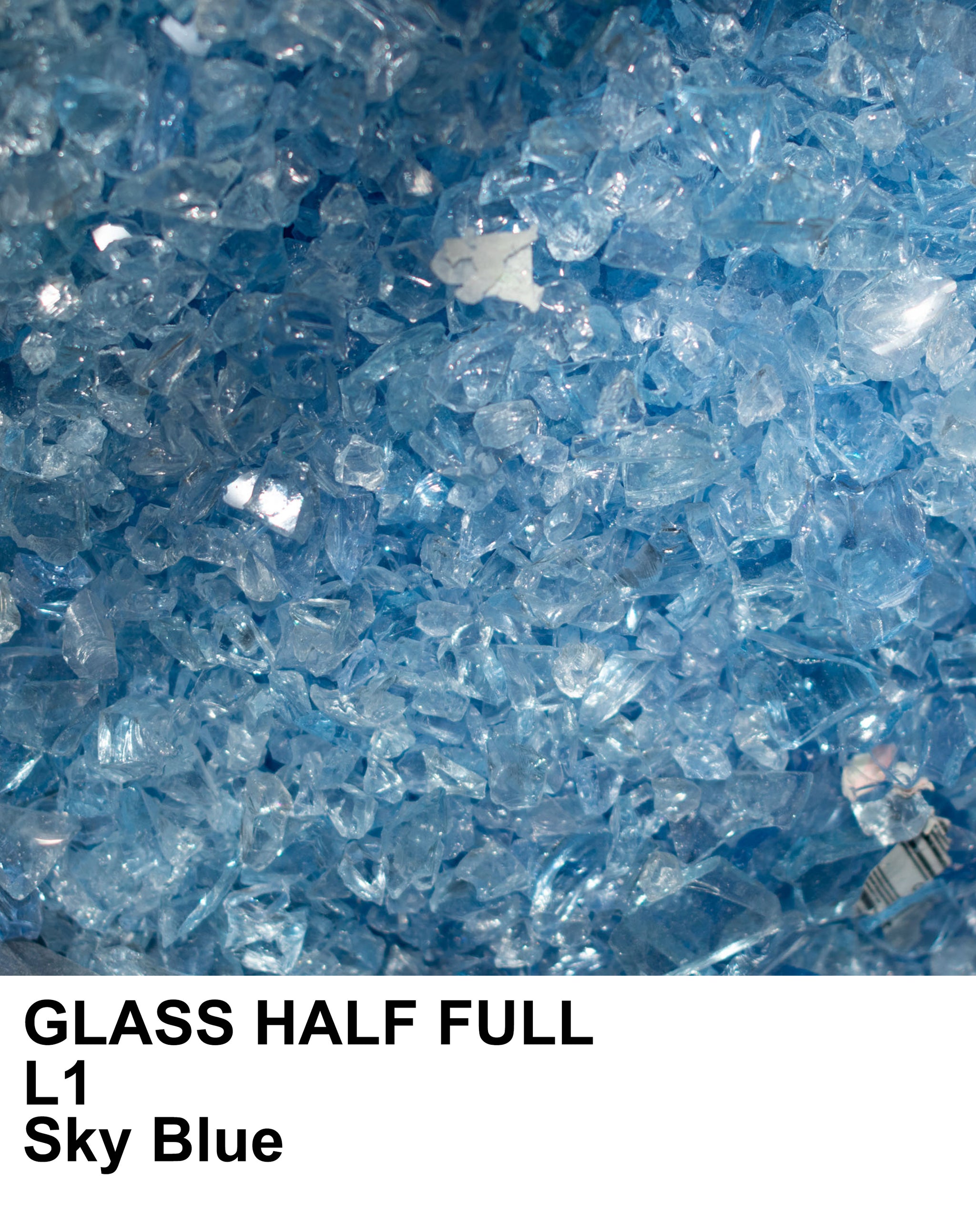 Sky Blue, Large Gravel (Level 1) – Glass Half Full Products