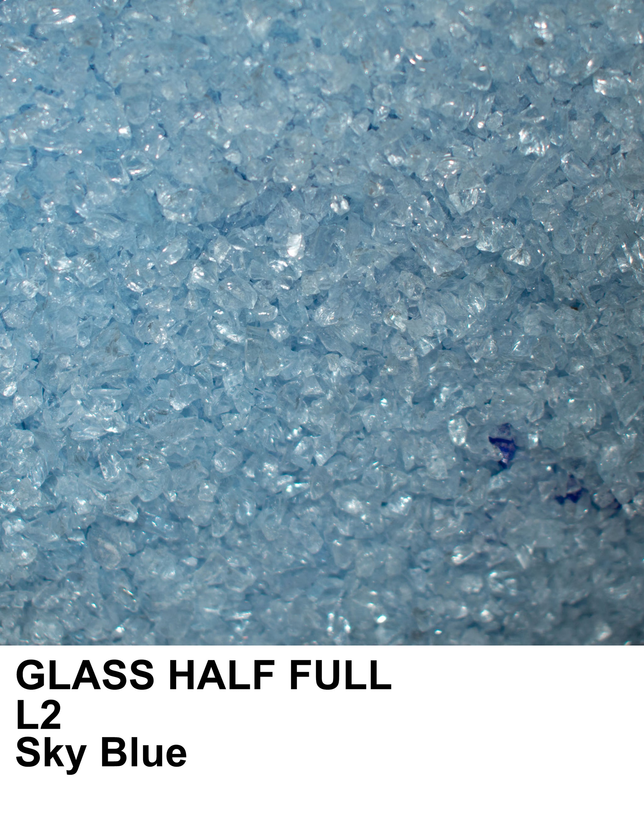 Sky Blue, Level 2 (Small Gravel) – Glass Half Full Products